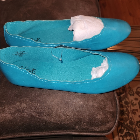 City Streets | Shoes | Turquoise Blue Baby Doll Flats | Poshmark